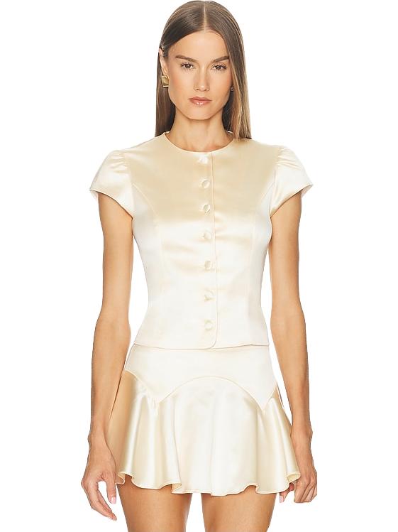 LOBA Ella Satin Top